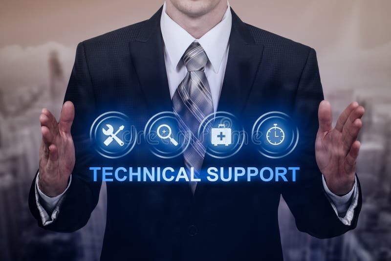 Technical Support Customer Service Business Technology Internet Concept ...