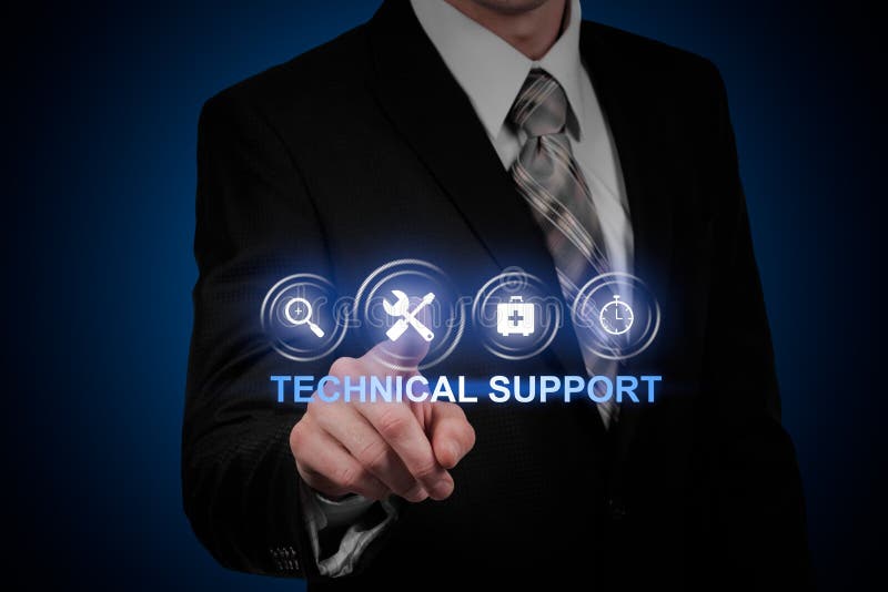 Technical Support Customer Service Business Technology Internet Concept ...