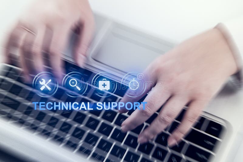 Technical Support Customer Service Business Technology Internet Concept ...