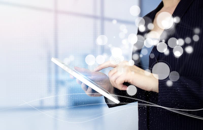 Technical Support Customer Service Business Technology Internet. Hand ...