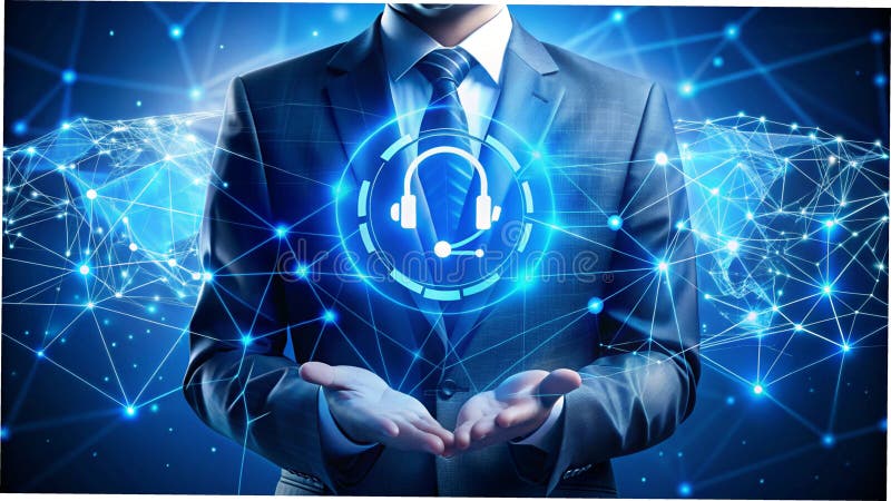 Technical Support & Customer Service Concept: 24 7 Assistance, Business ...