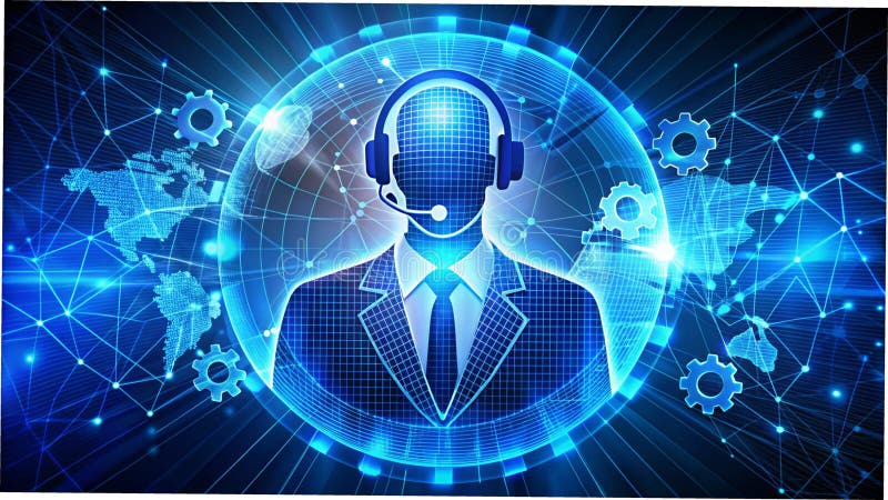 Technical Support & Customer Service Concept: 24 7 Assistance, Business ...