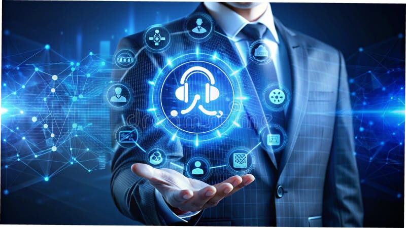 Technical Support & Customer Service Concept: 24 7 Assistance, Business ...