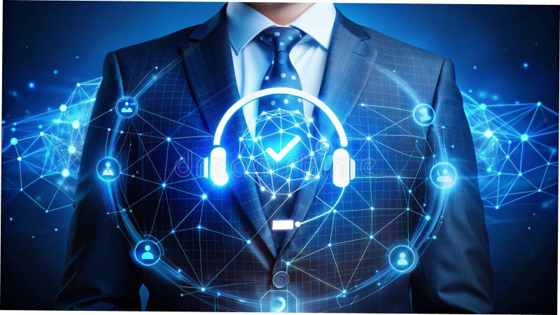 Technical Support & Customer Service Concept: 24 7 Assistance, Business ...