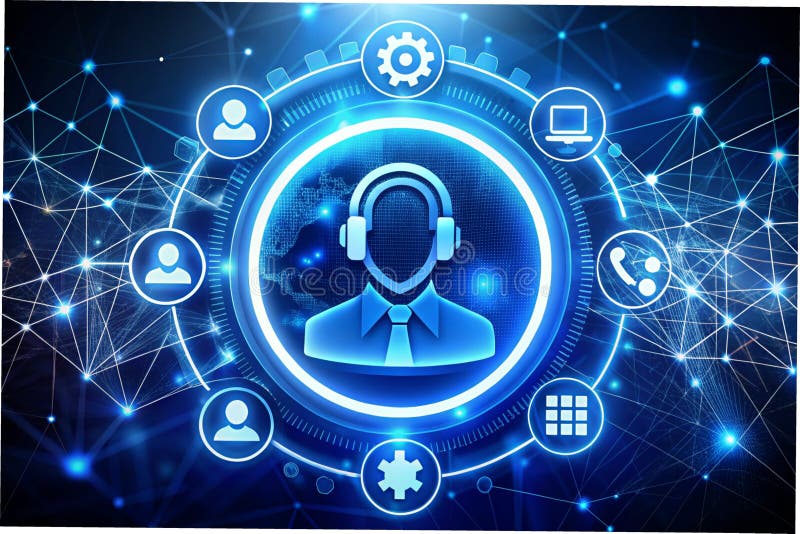 Technical Support & Customer Service Concept: 24 7 Assistance, Business ...