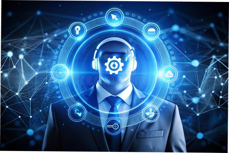 Technical Support & Customer Service Concept: 24 7 Assistance, Business ...