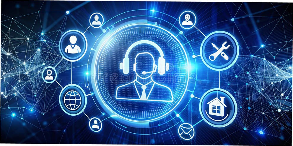 Technical Support & Customer Service Concept: 24 7 Assistance, Business ...