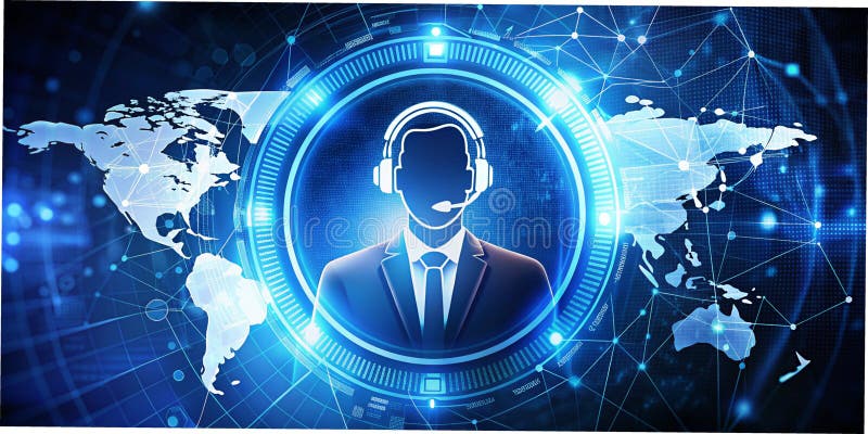 Technical Support & Customer Service Concept: 24 7 Assistance, Business ...