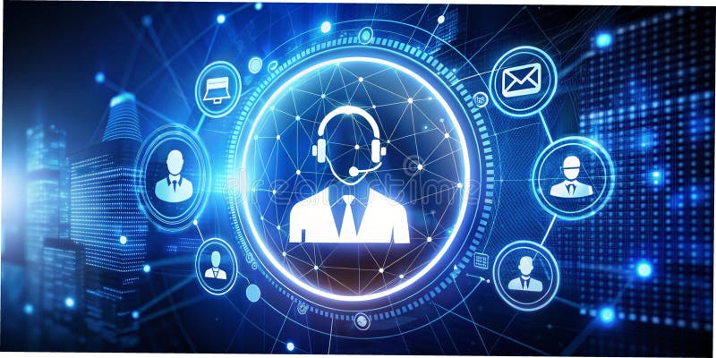 Technical Support & Customer Service Concept: 24 7 Assistance, Business ...