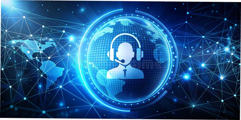 Technical Support & Customer Service Concept: 24 7 Assistance, Business ...