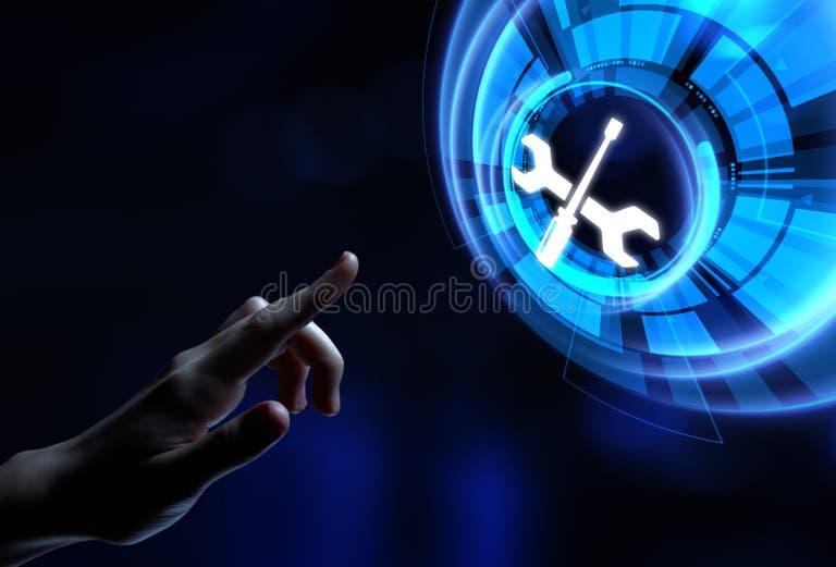 Technical Support Customer Service Guarantee Quality Assurance. Hand ...