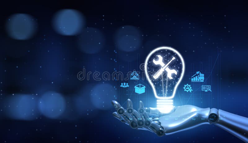 Technical Support Customer Service Guarantee Quality Assurance. Robot ...