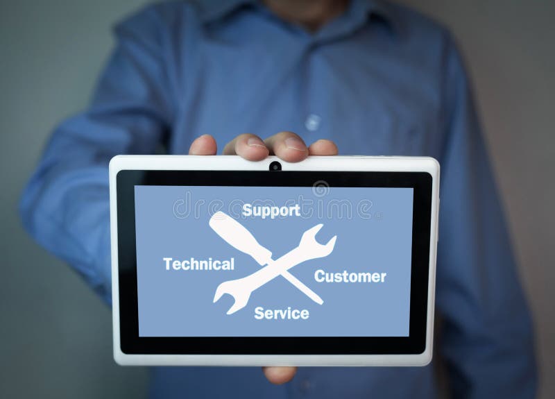 Technical Support Customer Service Stock Photo - Image of wrench, work ...