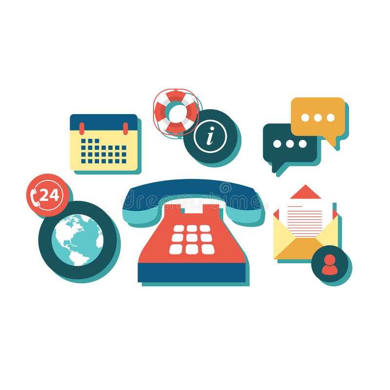 Technical Support. Customer Support Assistance. Flat Vector Illustration Stock Illustration ...