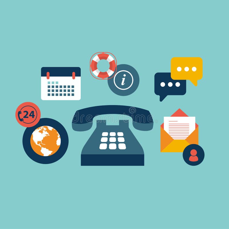 Technical Support. Customer Support Assistance. Flat Vector Illustration Stock Illustration ...