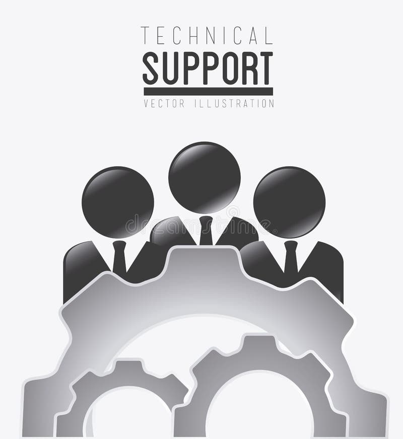 Technical Support Design ,vector Illustration. Stock Vector ...