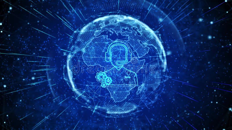 Technical Support Digital Global Technology World Network Connections ...