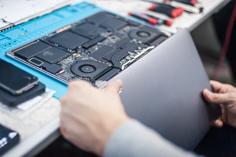 Servicing, Repairing, Cleaning, Maintaining Computers in an Electronics ...