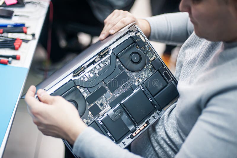 Servicing, Repairing, Cleaning, Maintaining Computers in an Electronics ...