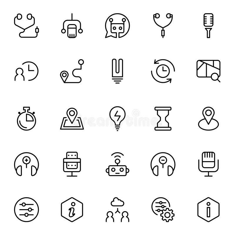 Technical Support Flat Icon Stock Vector - Illustration of options ...