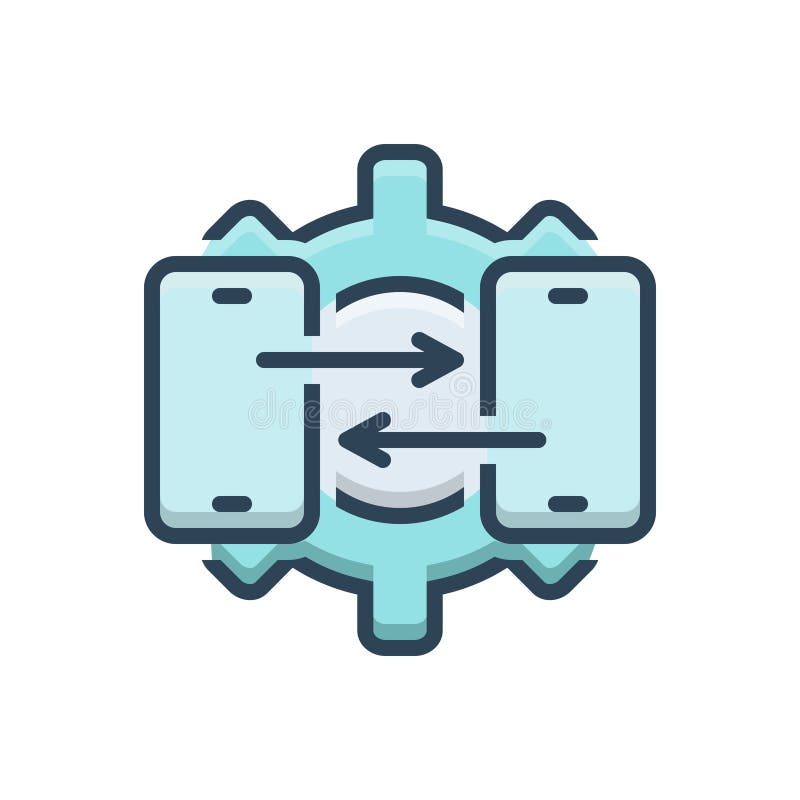 Color Illustration Icon for Technical Support, Consulting and ...