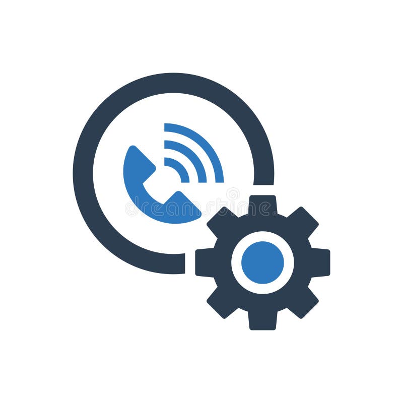 Technical Support Icon - Call Center Service Icon Stock Vector ...