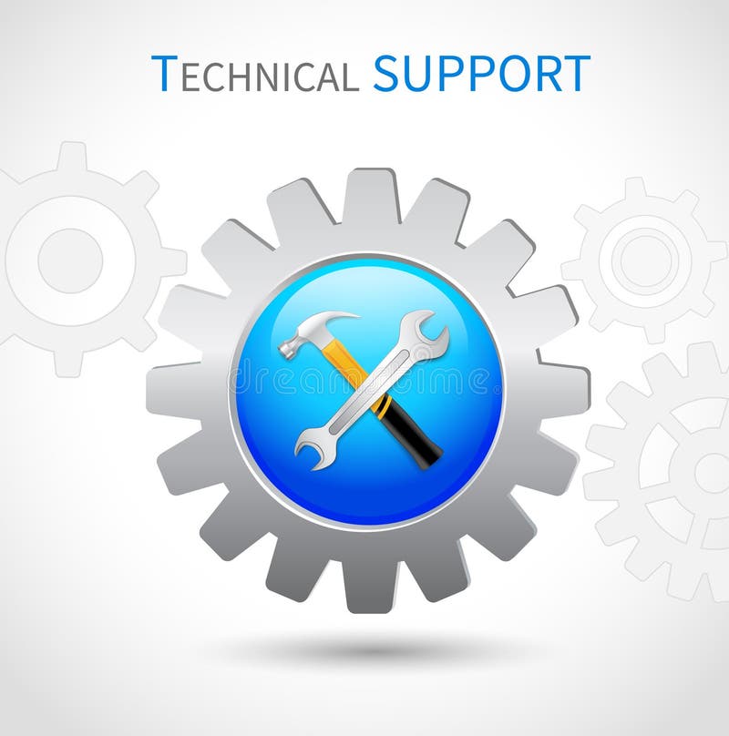 Technical support icon stock vector. Illustration of internet - 249163760