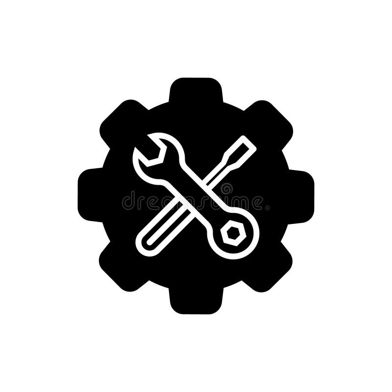 Technical Support Icon Vector. Service Station Illustration Sign ...