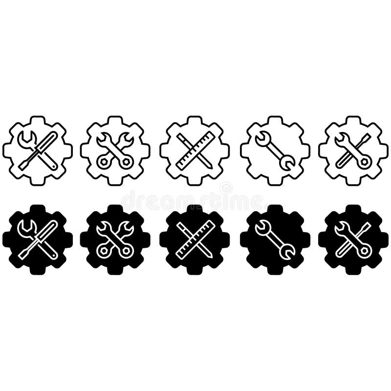 Technical Support Icon Vector. Service Station Illustration Sign ...