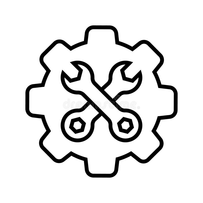 Technical Support Icon Vector. Service Station Illustration Sign ...