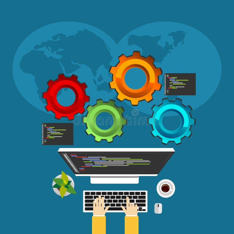 Technical Support Illustration. Customer Support Concept. Helpdesk ...