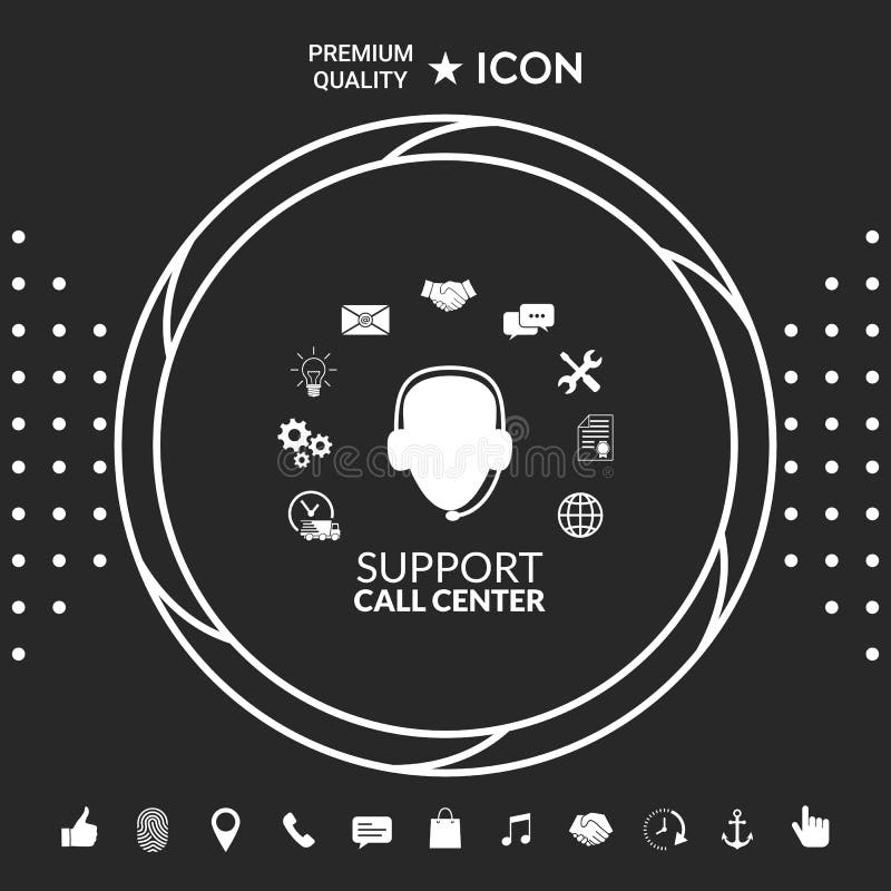 Technical Support Operator Flat Icon. . Graphic Elements for Your ...