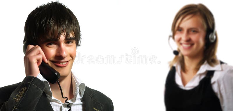 Technical Support Operators Stock Photo - Image of helpdesk, help: 5458444