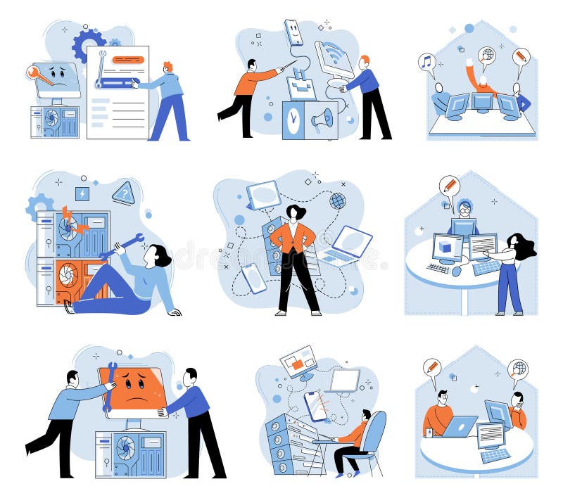 Engineering Professionals Stock Illustrations – 316 Engineering ...