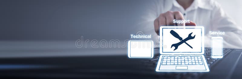 Technical Support Service. Business Technology Stock Photo - Image of internet, quality: 274872136