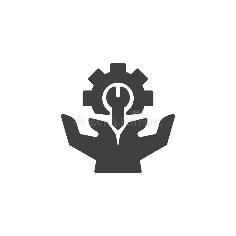 Tech Support Vector Icons Set Stock Vector - Illustration of graphics ...