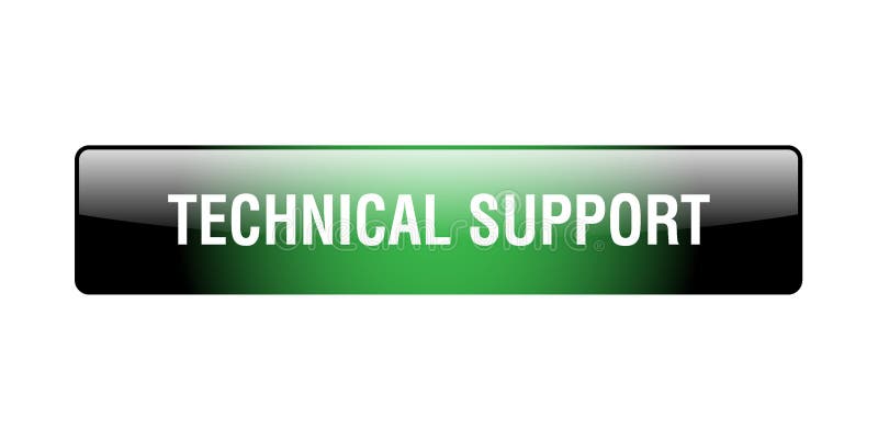 Technical support button stock illustration. Illustration of center ...