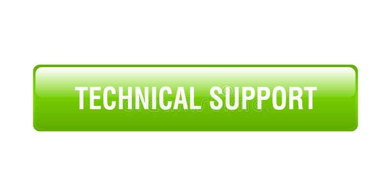 Technical Support Icon Button Stock Illustration - Illustration of ...