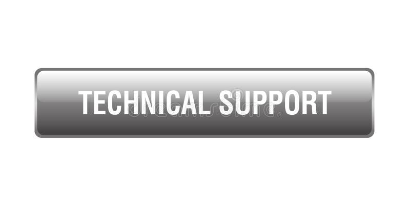 Technical support button stock illustration. Illustration of center ...