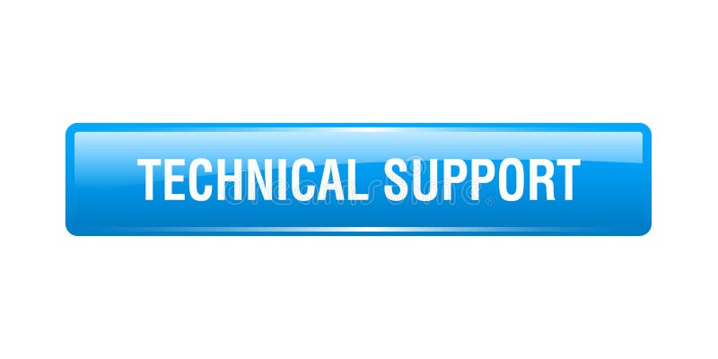 Technical Support Icon Button Stock Illustration - Illustration of ...