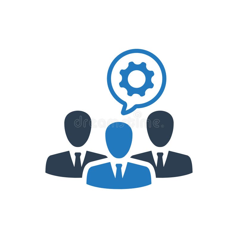 Technical Team Icon stock vector. Illustration of team - 120102797