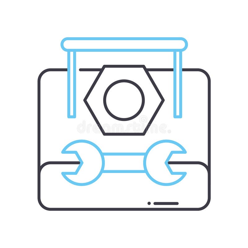 Technical Equipment Linear Icons Set. Gadgets, Instruments, Devices ...