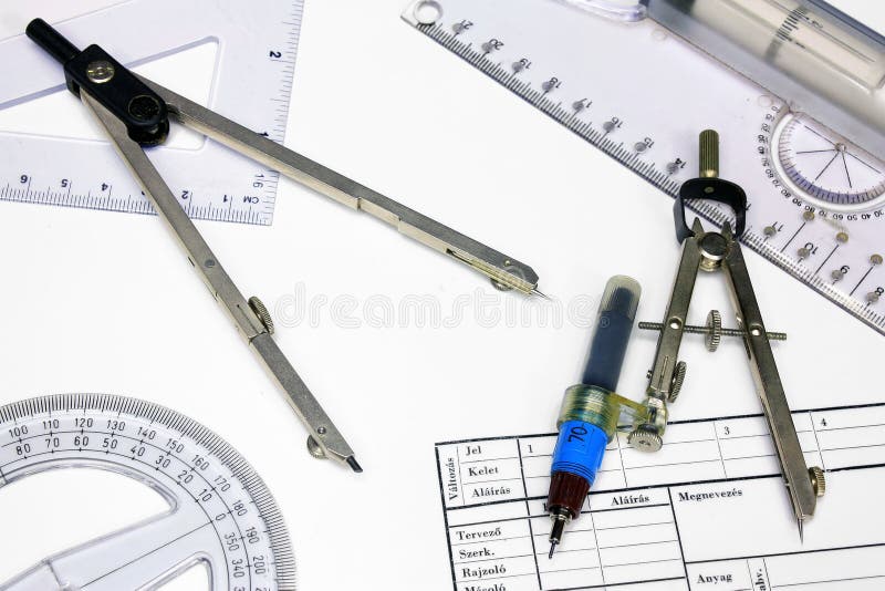 Technical Tracing Paper Rulers Stock Photos - Free & Royalty-Free Stock ...