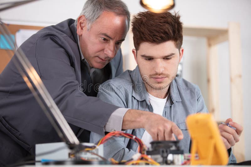 Technical Vocational Training in Industry Stock Image - Image of ...