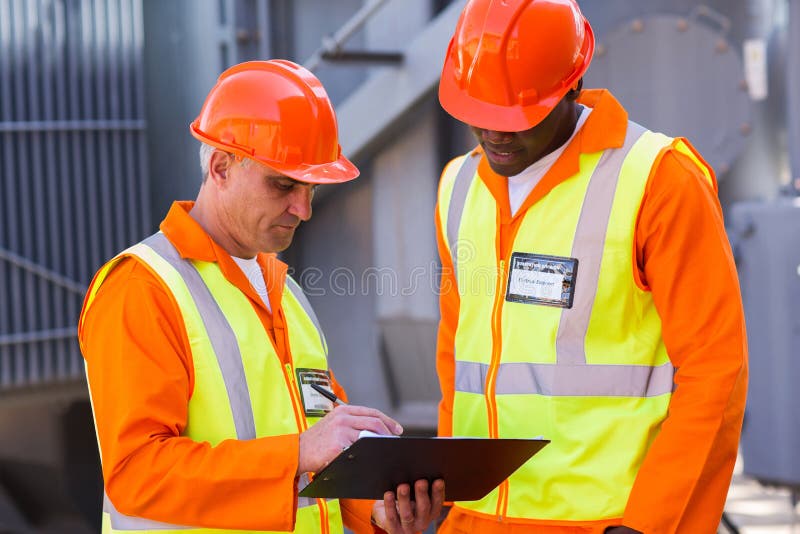 Technical workers working stock photo. Image of american - 43845650