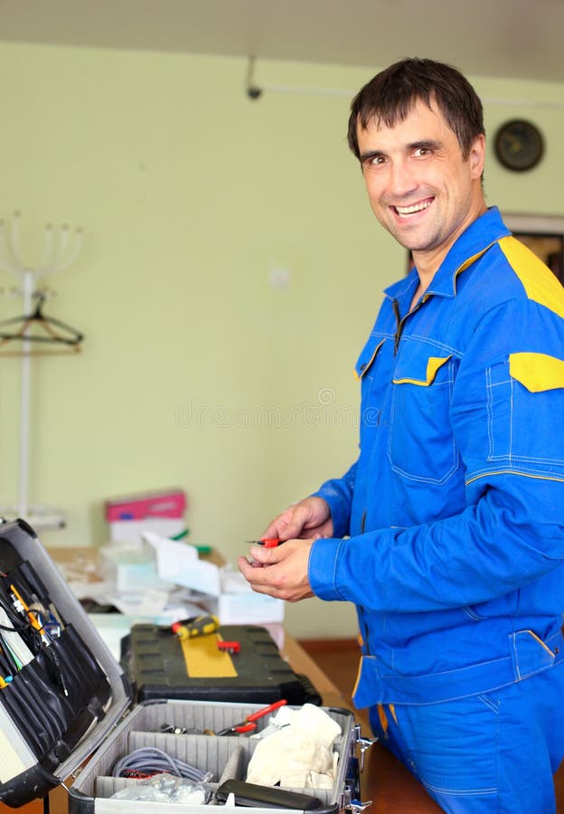 Technician stock photo. Image of control, construction - 32419812