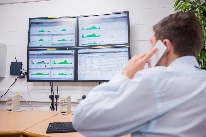 Computer technician stock photo. Image of servers, services - 21055602