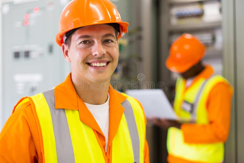 Technician close up stock photo. Image of american, company - 66518852