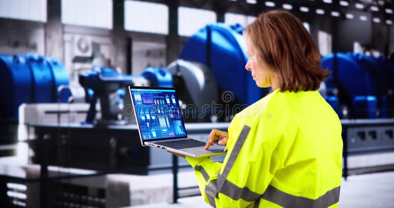 Technician Doing Industrial Inspection Stock Image - Image of heating ...