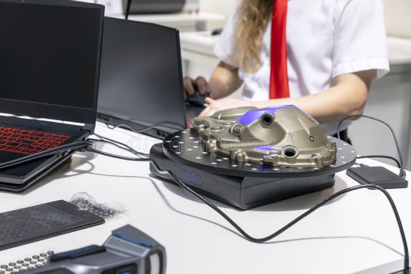 3D Camera for Quality Control and Inspection Scanning Stock Image ...